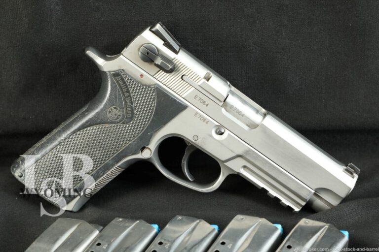 Smith & Wesson 4006 TSW .40 S&W Semi-Automatic DAO Stainless Pistol ...