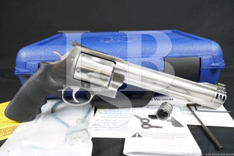 Smith & Wesson Model 460 XVR Extreme Velocity Revolver .460 S&W Mag 8 3 ...