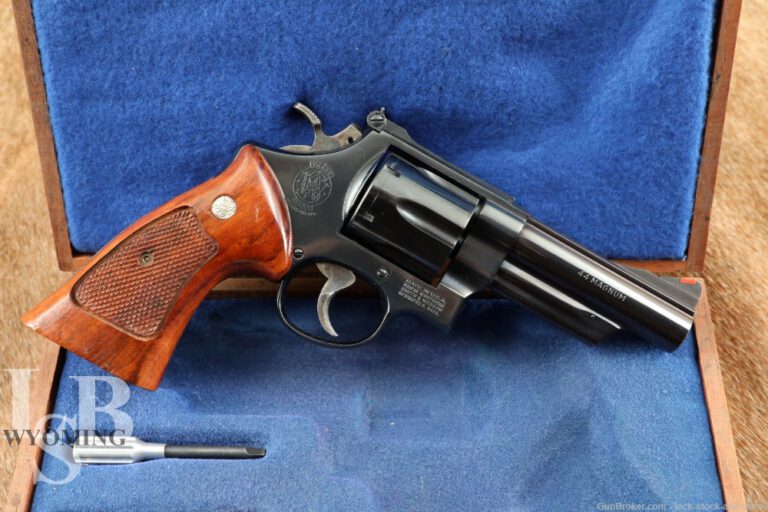 Smith & Wesson S&W 29-3 .44 Mag 4” Single / Double Action Revolver MFD 1984 - LSB Auctions