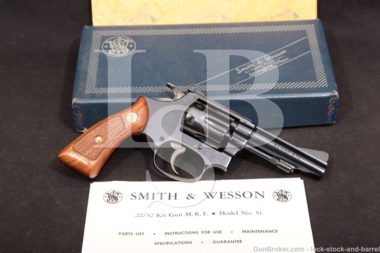Smith & Wesson S&W Model 51 1960 .22/32 Kit Gun .22 Magnum WMRF ...