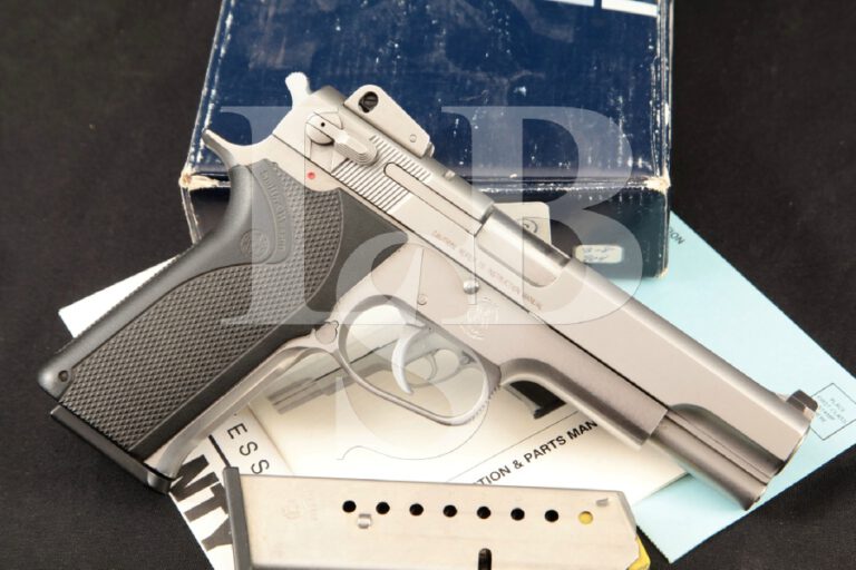 Smith & Wesson S&W Model 1006, Satin Stainless Steel 5″ DA Semi ...