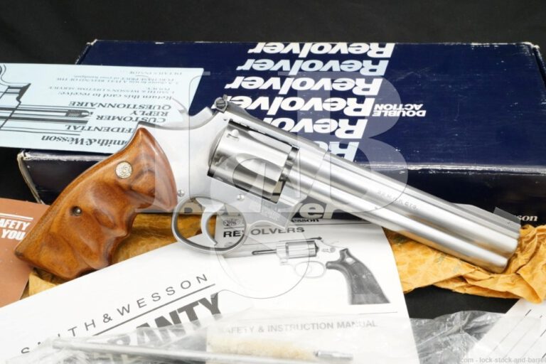 Smith & Wesson S&W Model 648 .22 WMR 6″ DA/SA Revolver 1992 - LSB Auctions