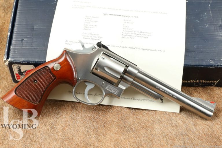 Smith & Wesson S&W Model 66-2 .357 mag 6″ SA/DA Revolver OHB / CHP 1987-88 - LSB Auctions