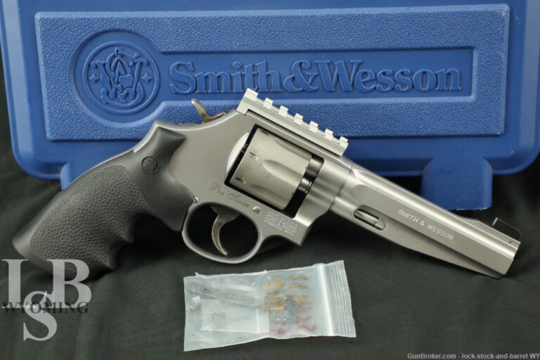 Smith & Wesson S&W Pro Series Model 98-6 7-Shot .9mm Revolver - LSB ...
