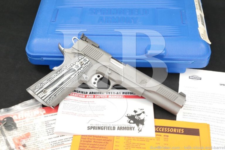 Springfield Armory Model Long Slide 1911 1911A1 PX9628L .45 ACP 6 ...