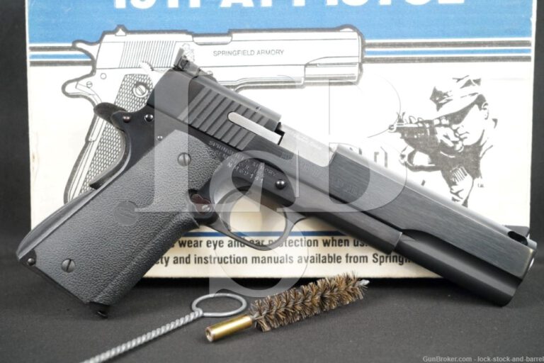 Springfield Armory Model OMEGA 10mm 6″ Ported 1911 Semi-Auto Pistol ...