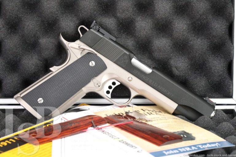 Springfield Custom 1911 TGO 1 Legend Series .45 Auto Semi Auto Pistol ...
