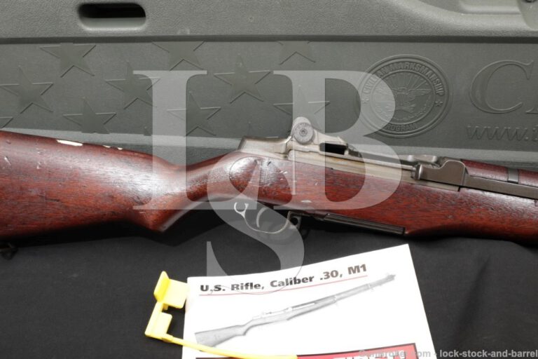 Springfield M1 Garand .30-06 Semi Automatic Rifle CMP Hard Case C&R ...