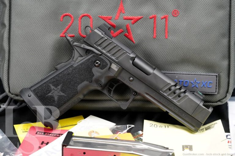 Staccato STI 2011 XC 9mm 5” Optic Ready Double Stack Semi Auto Pistol ...