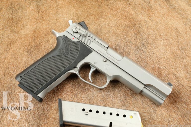 Stainless Smith & Wesson S&W Model 1006 5” 10mm Semi Auto Pistol & 2 ...