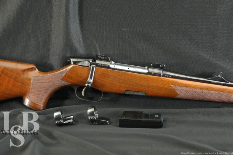 Steyr Mannlicher Model M Luxus 20″ .270 Winchester Bolt Action Rifle ...