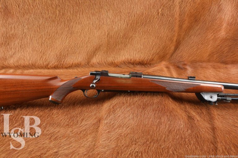 Sturm Ruger M77 00786 .220 Swift 26” Bolt Action Rifle 1988 w/ Harris ...