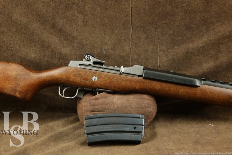 Sturm Ruger Mini-14 GB Government Bayonet Stainless .223 Semi-Auto ...