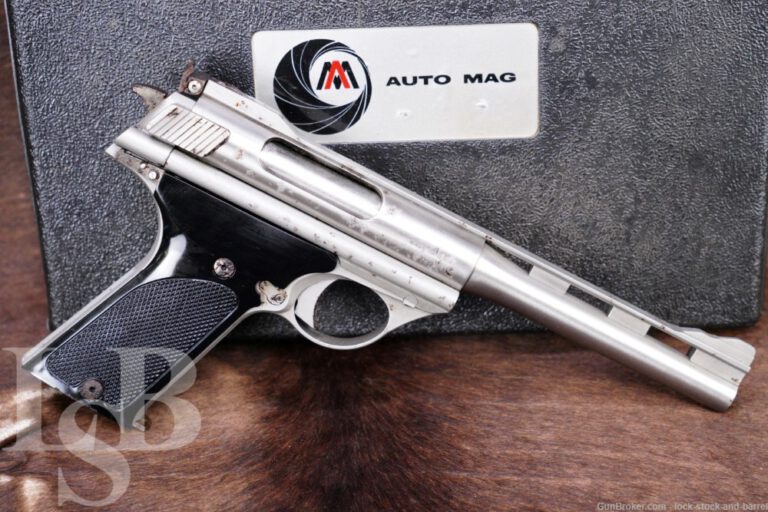 TDE El Monte AutoMag Model 160 .357 AMP 6.5″ Semi-Automatic Pistol, C&R ...