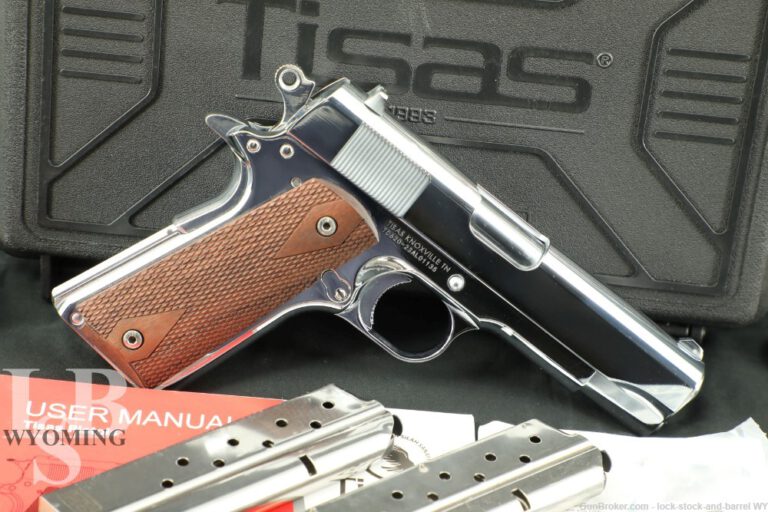 Tisas 1911 A1 Desperado 4.25” Barrel 9mm/.38 Super Semi Auto Pistol - LSB Auctions
