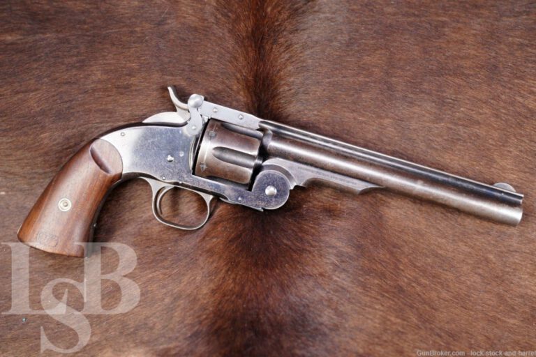 U.S. Smith & Wesson 2nd Model Schofield .45 S&W 7″ Revolver 1876 Antique - LSB Auctions