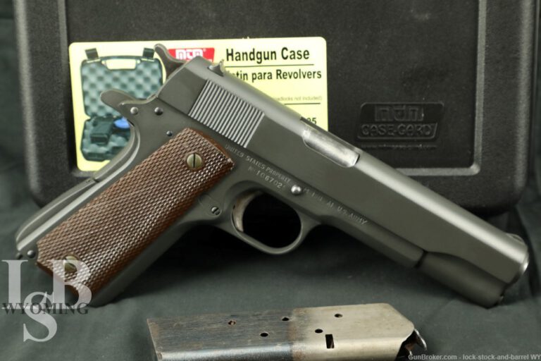 US Army WWII Union Switch & Signal US&S Model 1911A1 .45 ACP Pistol ’43 ...