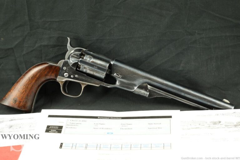 US Civil War Colt Model 1860 Army Fluted Cylinder .44 Revolver 1860 ...