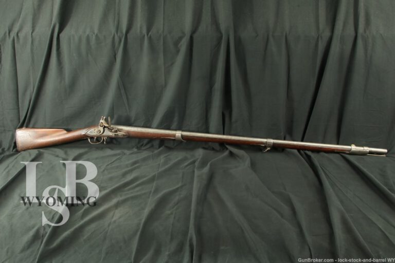 US War of 1812 Bartlett M-1808 Flintlock Musket .69 Cal 1812 Dated ...