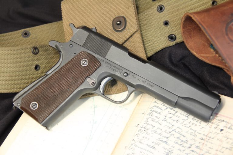 Union Switch & Signal 1911-A1 Documented WWII Bringback - LSB Auctions