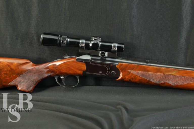 Valmet Model 412 30.06 24″ O/U Double Rifle w/ Scope - LSB Auctions