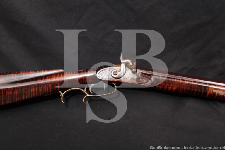 Vincent Ohio Half-Stock Golcher Lock .50 Cal Percussion Rifle 1800s ...