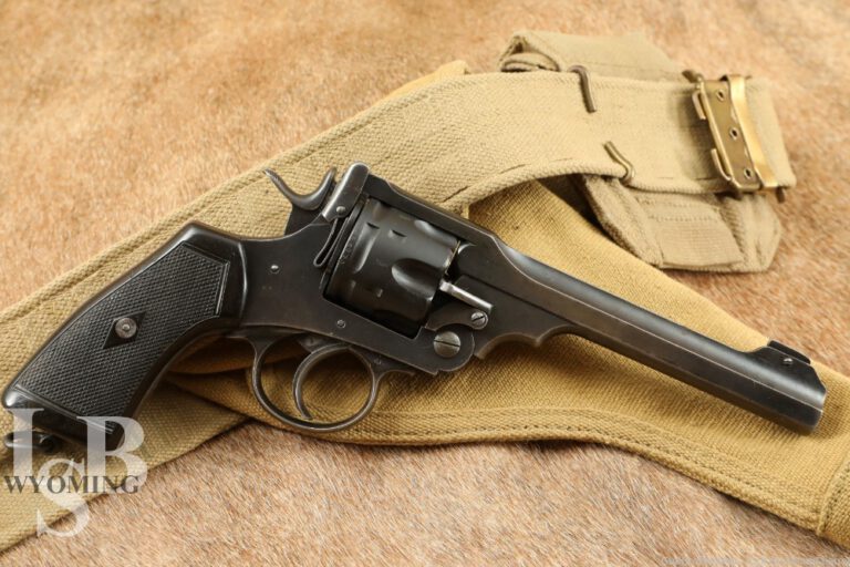 WW1 Webley & Scott MK VI .455 Cal D/A Top-Break Revolver MFD 1917 C&R ...