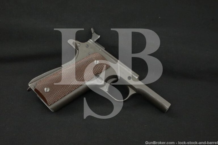 WWI Colt Model of 1911 U.S. Army Military Pistol Frame Only 1917 ATF ...