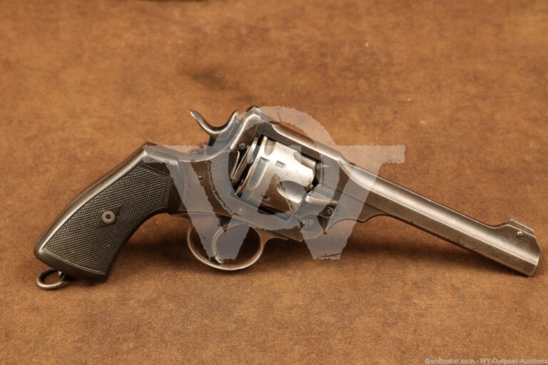 WWI RSAF Enfield Webley Mk VI .45 ACP 6? DA/SA Top-Break Revolver C&R ...