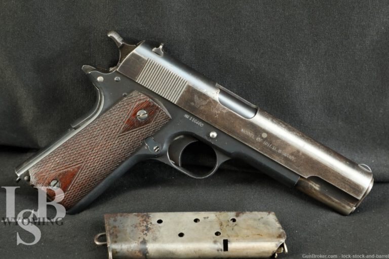 WWI Springfield Armory 1911 US Army .45 ACP Semi-Auto Pistol 1916 - LSB ...