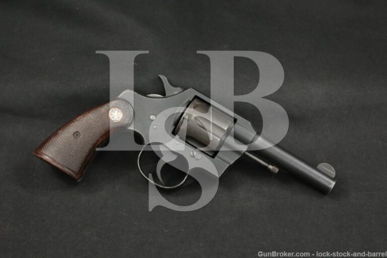 WWII Early 4-Digit Colt Commando AAC Marked .38 Special Revolver, 1942 ...