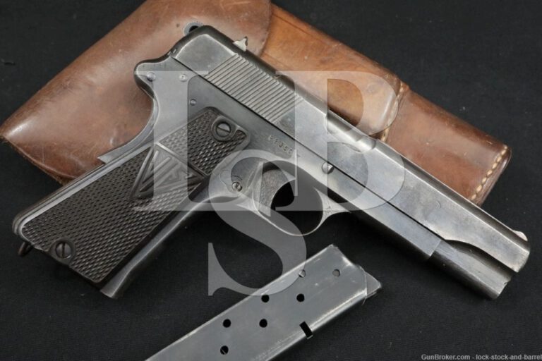 WWII Nazi Occupied F.B. Radom VIS Model Mod.35 9mm Semi-Auto Pistol, C ...