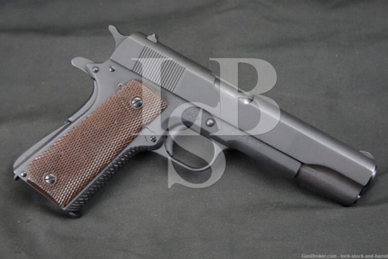 WWII U.S. Union Switch & Signal US&S 1911A1 Semi-Automatic Pistol, 1943 ...