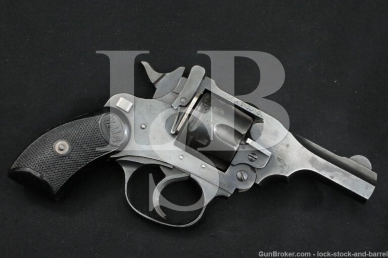 Webley & Scott Mark IV MKIV Pocket Model .32 S&W Long DA Revolver, 1959 ...