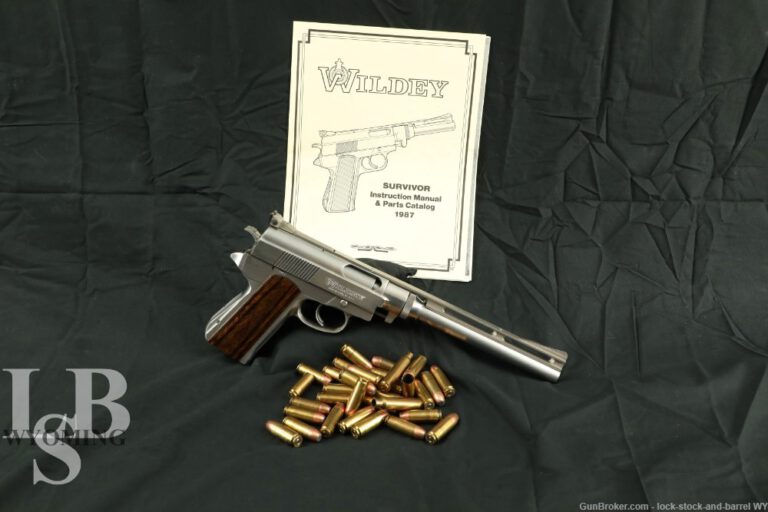 Wildey Milford Survivor Model .475 Wildey Mag 10in Semi-Automatic ...