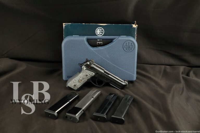 Wilson Combat Beretta 92G Centurion Tactical 9mm 4.25” Semi-Auto Pistol - LSB Auctions