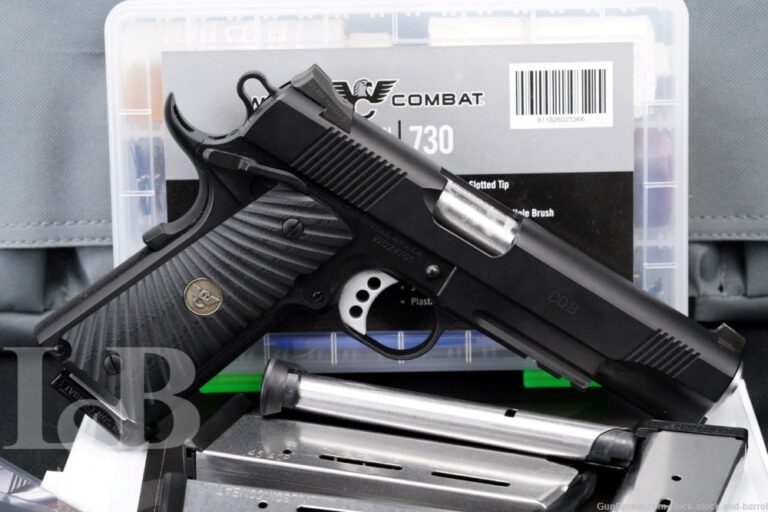 Wilson Combat CQB Light Rail CQBLR-FSR-45 ACP 5″ 1911 Sem-Auto Pistol ...
