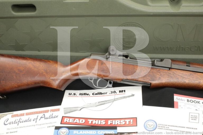 Winchester M1 Garand .30-06 Semi Automatic Rifle CMP Certificate Case C ...