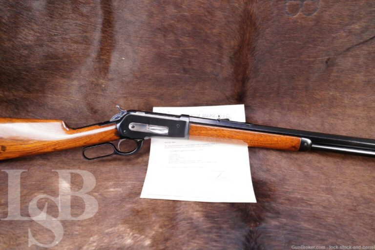 Winchester Model 1886 .45-90 Lever Action Rifle & Letter, 1894 Antique ...