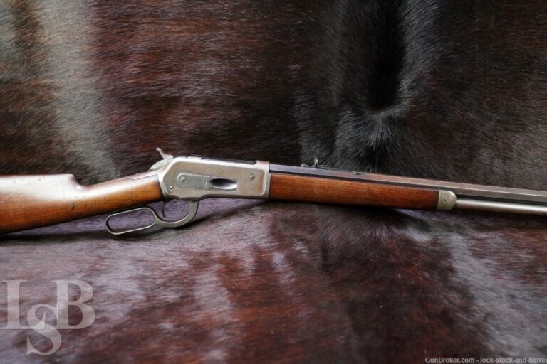 Winchester Model 1886 ’86 26″ .45-70 Gov’t Lever Action Rifle, 1896 ...