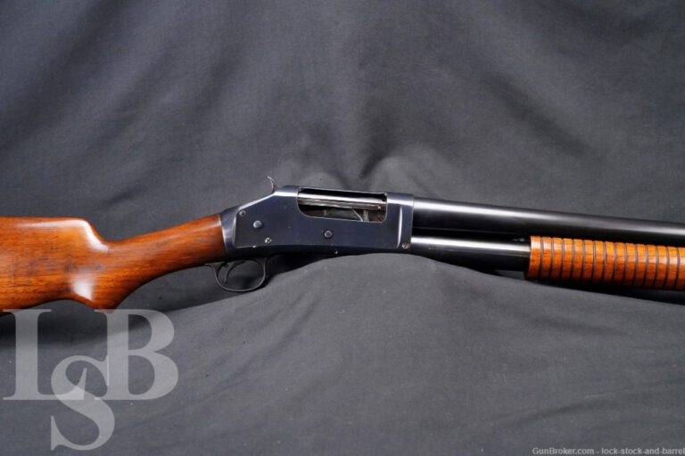 Winchester Model 1897 Solid Frame Riot Gun 20″ 12 GA Pump Shotgun, 1924 ...