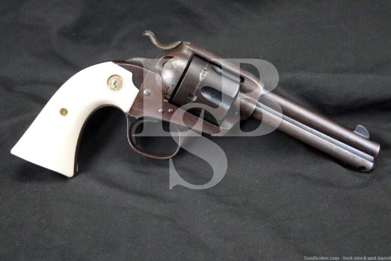 Colt 1st Gen Bisley Model Single Action Army SAA .45 LC Revolver, 1902 C&R - LSB Auctions