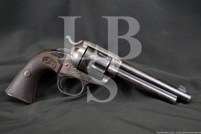 Colt 1st Gen Single Action Army SAA Bisley Model .32-20 Revolver, 1904 C&R - LSB Auctions