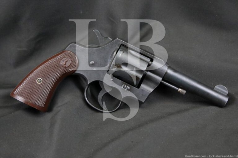 Alabama State National Guard Colt Commando .38 Special Revolver, 1943 C ...