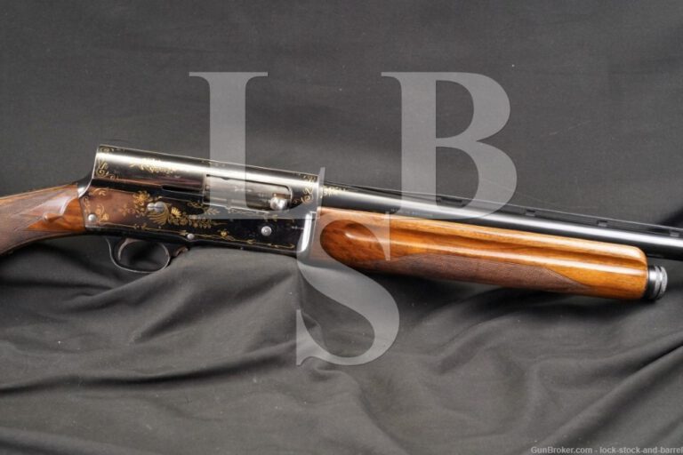 Grade 4 Engraved Browning FN Auto-5 12 GA Semi-Automatic Shotgun 1925 C ...