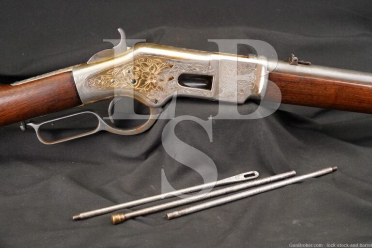 Winchester 1866 3rd Model Carbine .44 Henry CF Lever Rifle, 1870 ...
