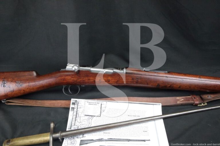 Uruguay 1893 Rare FN Mauser 7mm Matching Bolt Action Rifle Antique ...