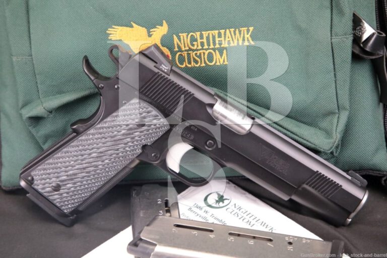 Nighthawk Custom Vickers Tactical Carry .45 ACP 5″ 1911 Pistol 2008 NO ...