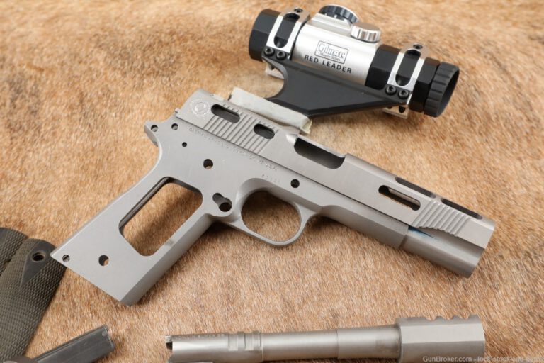 Caspian 1911 Race Gun Nowlin .38 Super 5” Semi-Auto Pistol & Red Dot ...