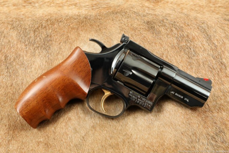 Dan Wesson Palmer 44 Magnum Blued 2 ¾” Snub Nose 6-Shot SA/DA Revolver ...